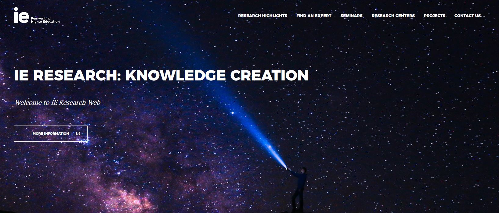 New IE Research website - IT